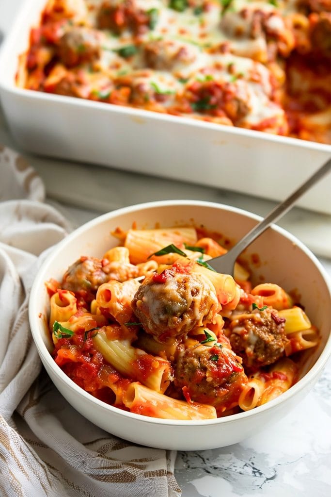 Easy Meatball Casserole - Insanely Good