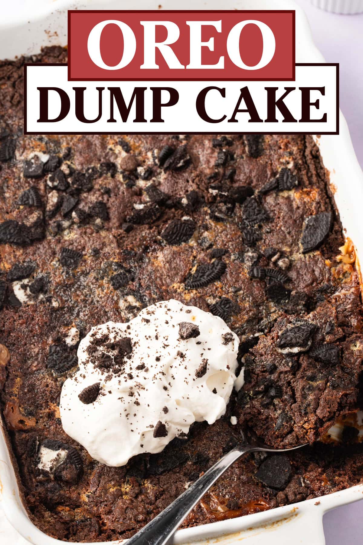 Oreo Dump Cake - Insanely Good