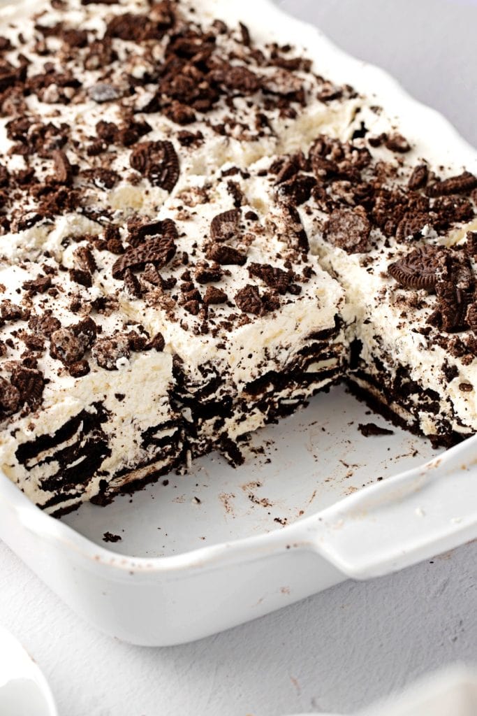 Oreo Icebox Cake - Insanely Good