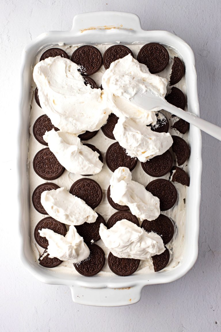 Oreo Icebox Cake - Insanely Good