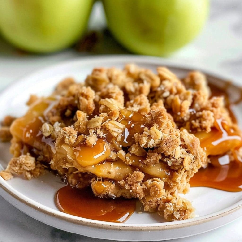 Caramel Apple Crisp - Insanely Good