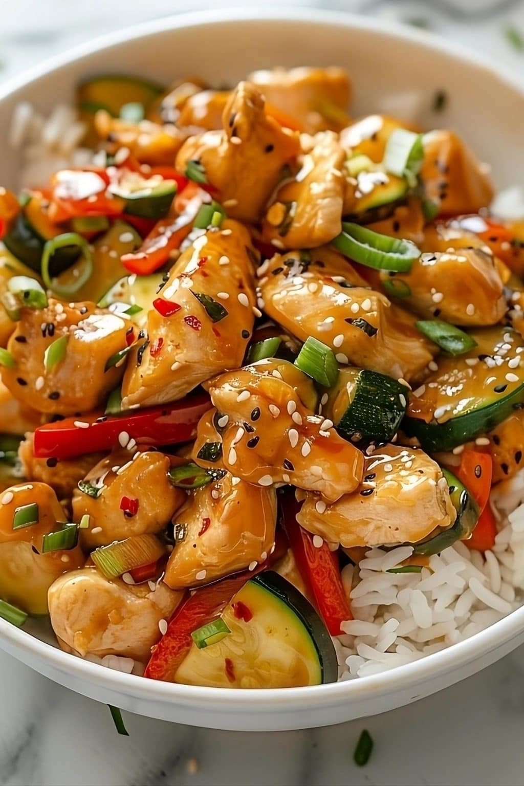 Honey Garlic Chicken Stir-Fry - Tressvibe