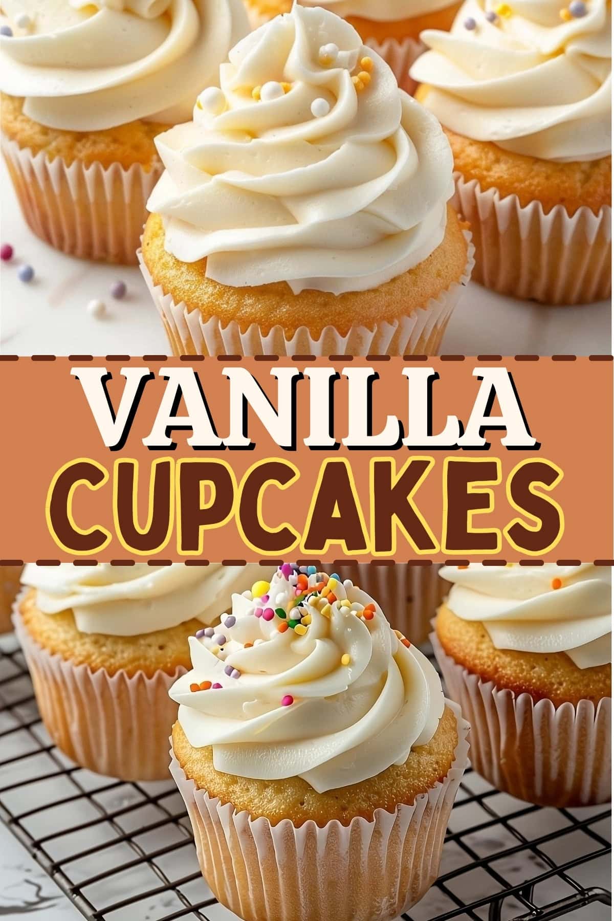 Vanilla Cupcakes - Insanely Good