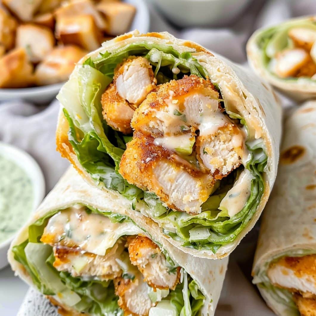 Chicken Caesar Wrap - Insanely Good