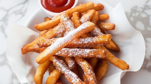 Funnel Cake Fries - Insanely Good
