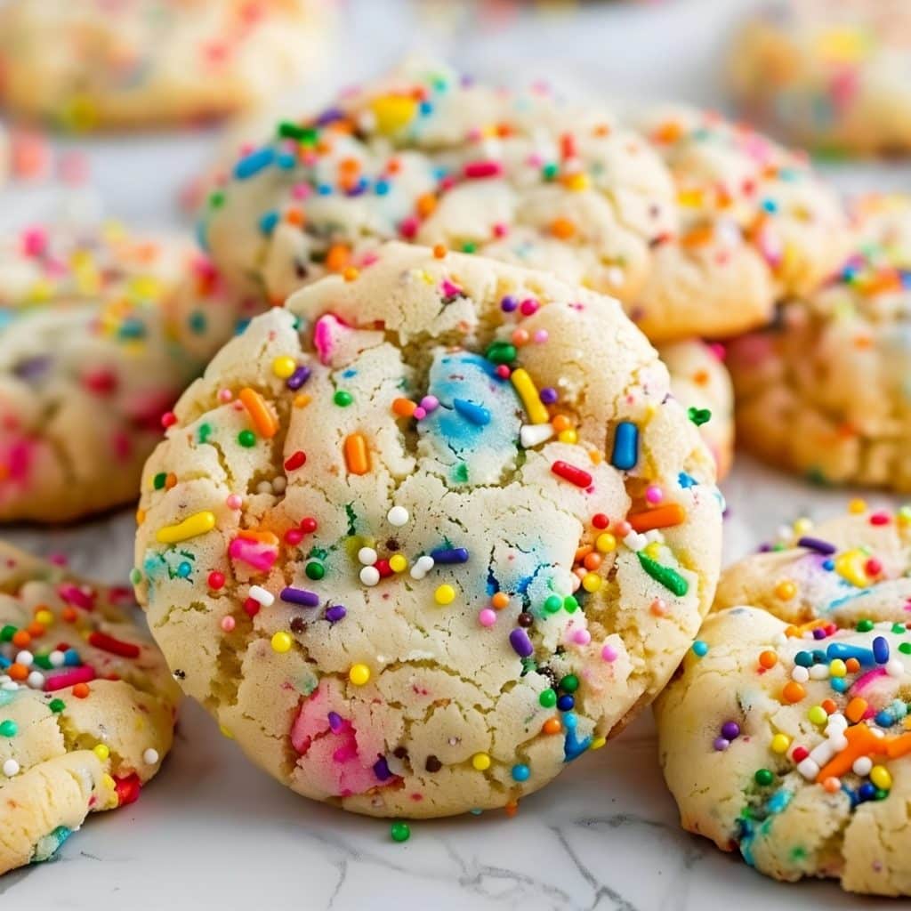Funfetti Cake Mix Cookies - Insanely Good
