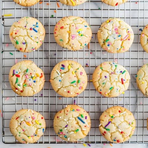 Funfetti Cake Mix Cookies - Insanely Good