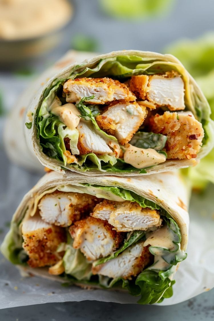 Chicken Caesar Wrap - Insanely Good