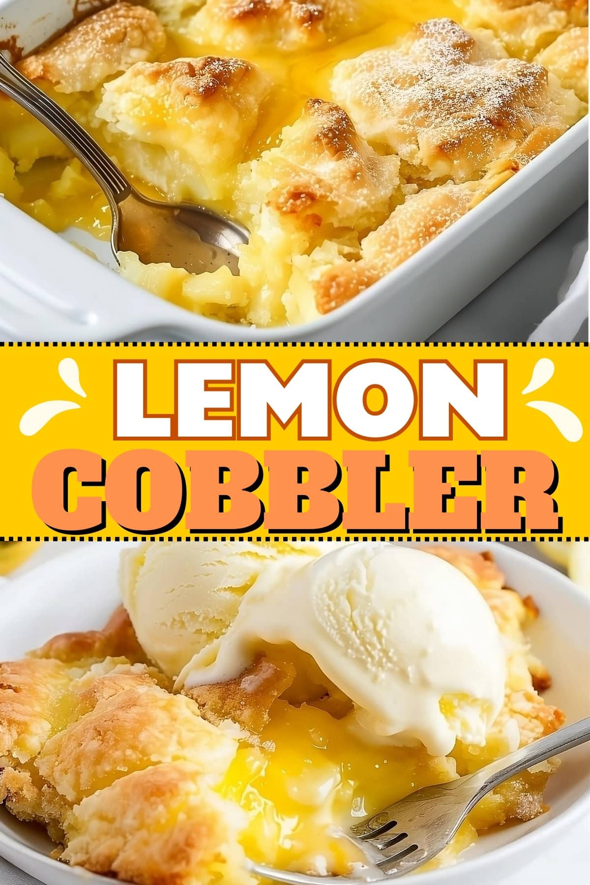 Easy Lemon Cobbler Recipe - Insanely Good