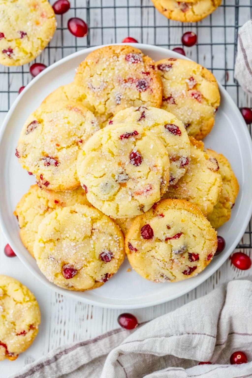 Orange Cranberry Cookies - Insanely Good