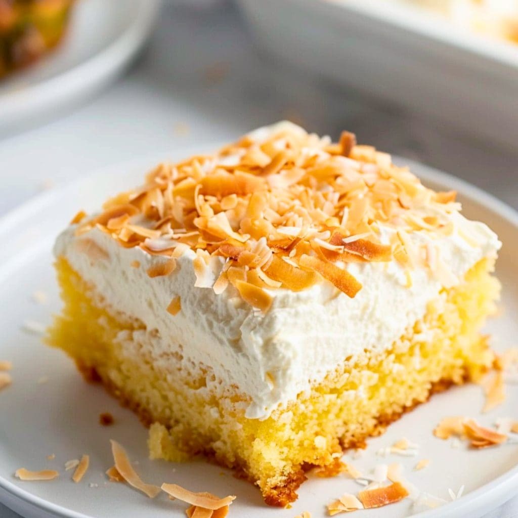 Pina Colada Poke Cake - Insanely Good