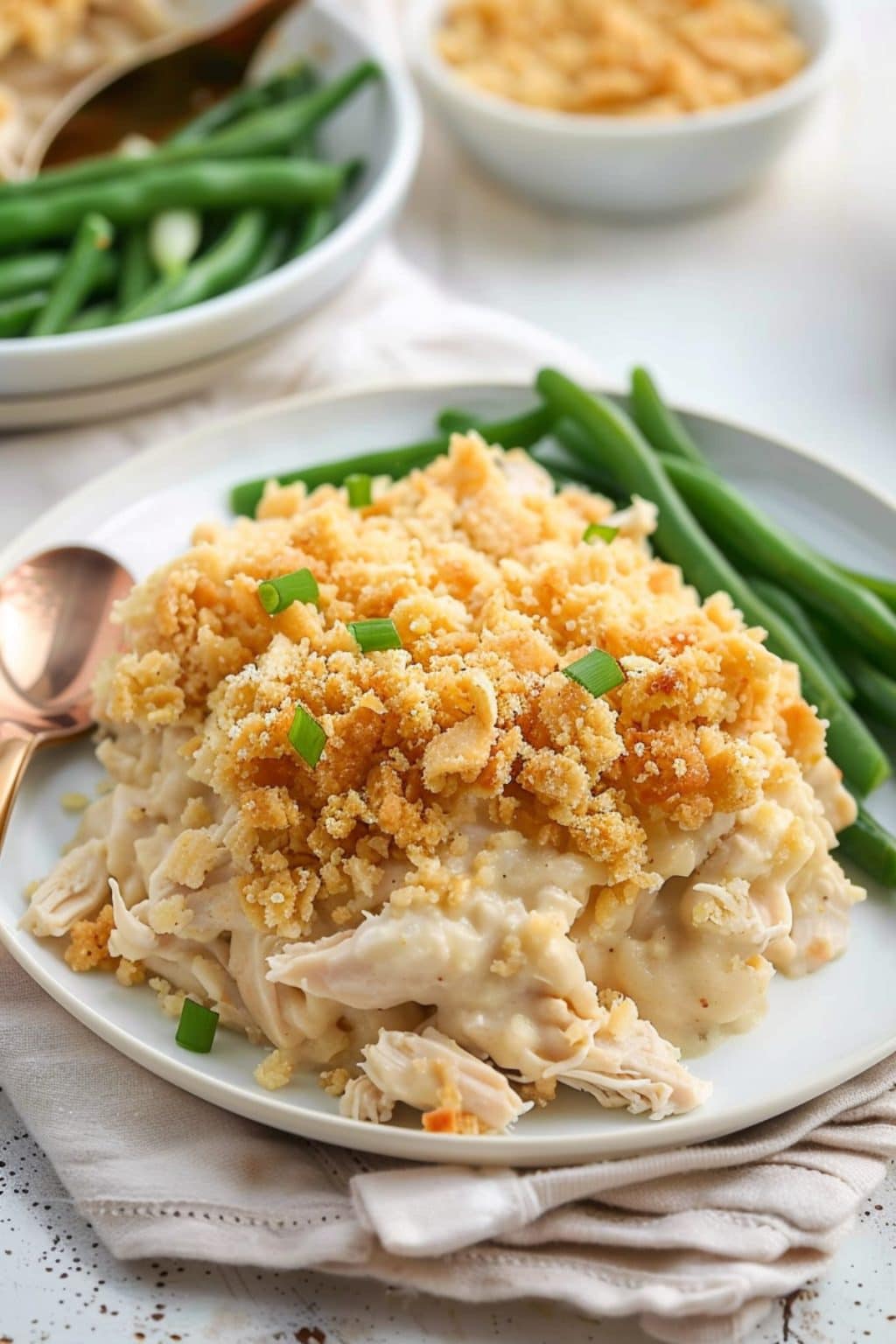 Ritz Cracker Chicken Casserole - Insanely Good