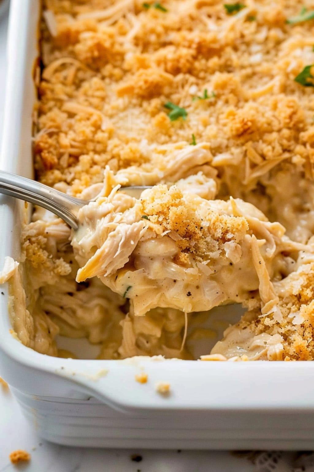 Ritz Cracker Chicken Casserole - Insanely Good