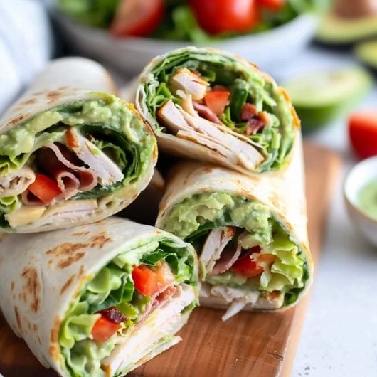 Turkey Avocado Wraps - Insanely Good