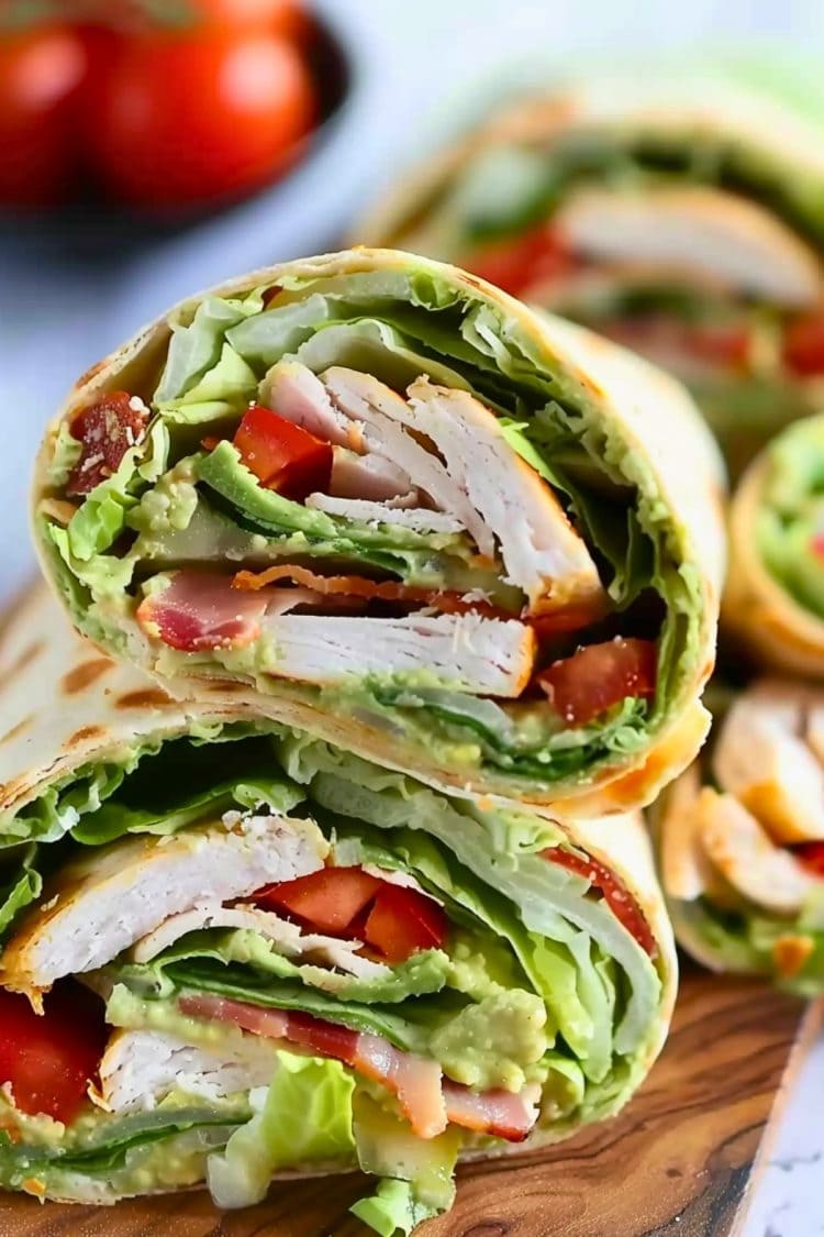 Turkey Avocado Wraps - Insanely Good
