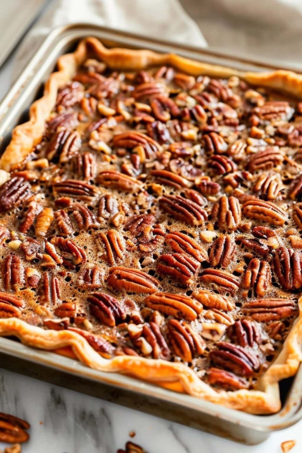 Pecan Slab Pie Recipe - Insanely Good
