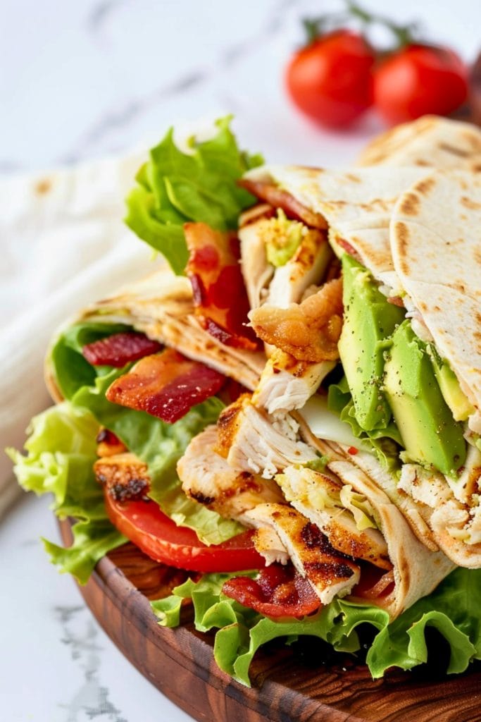 Chicken Club Wrap - Insanely Good