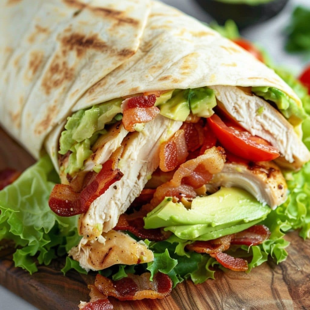 Chicken Club Wrap - Insanely Good