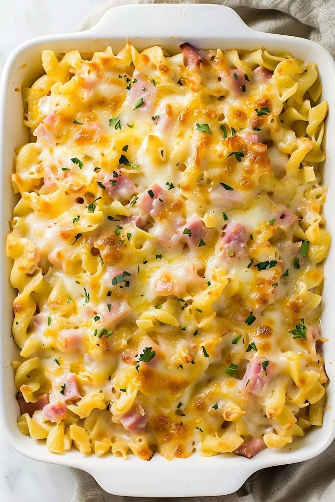 Ham and Noodle Casserole - Insanely Good