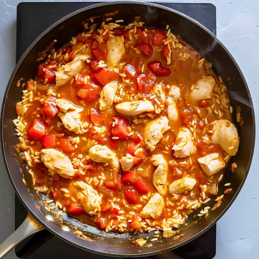 One Pan Mexican Chicken and Rice Recipe - Insanely Good