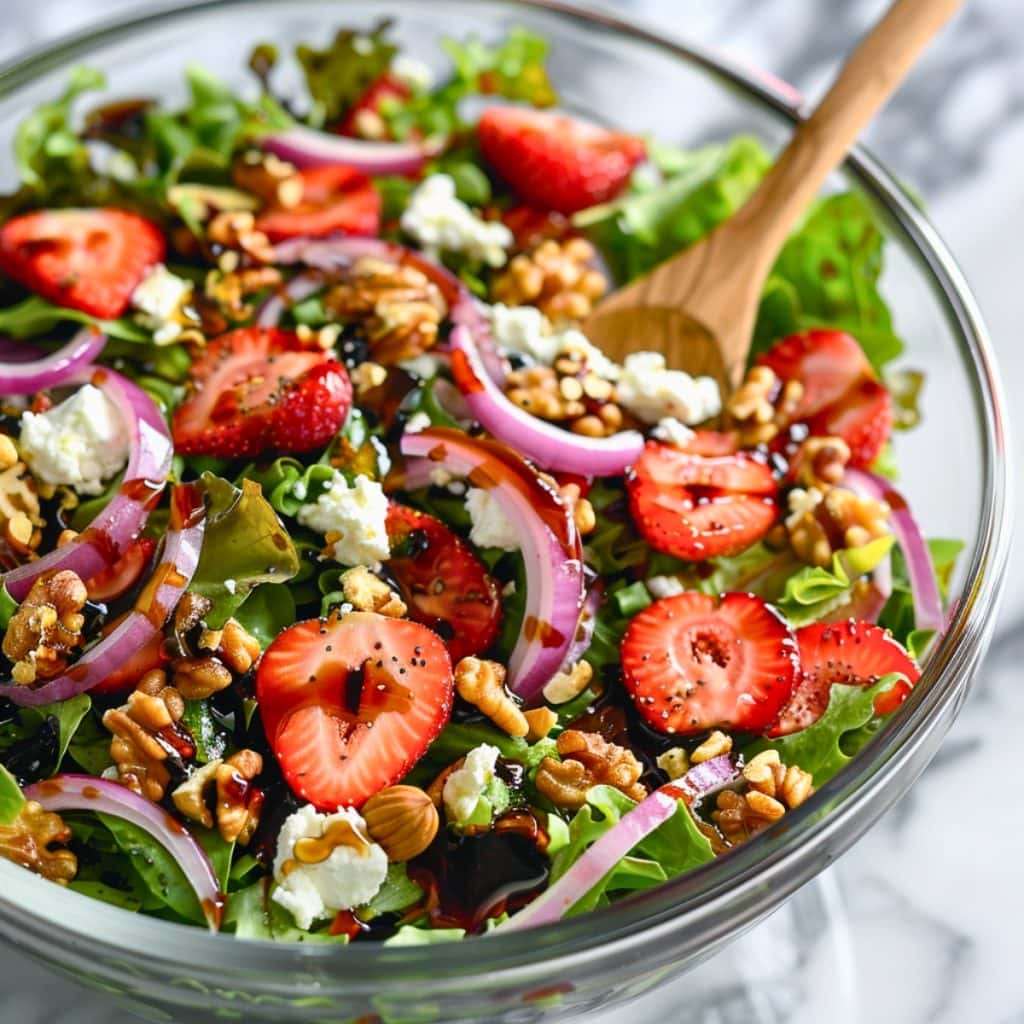 Strawberry Goat Cheese Salad - Insanely Good