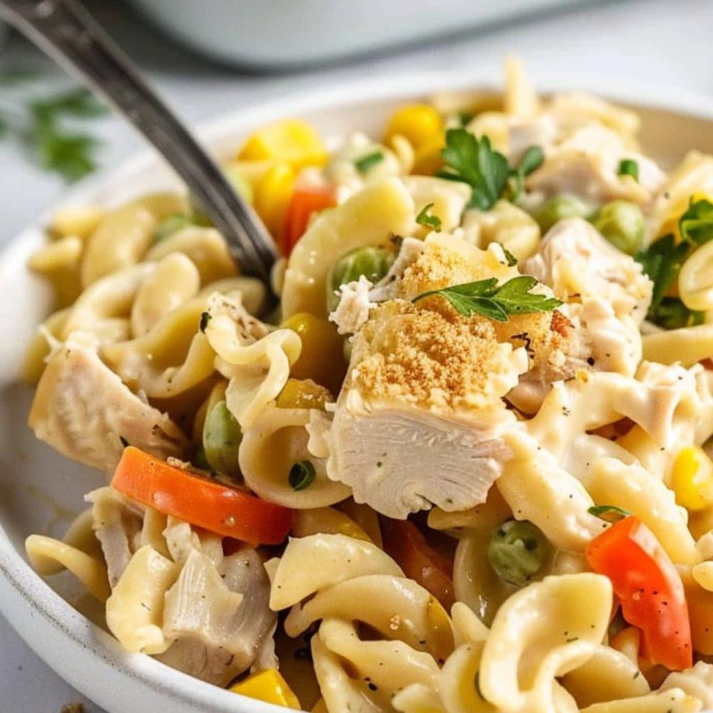 Turkey Noodle Casserole - Insanely Good