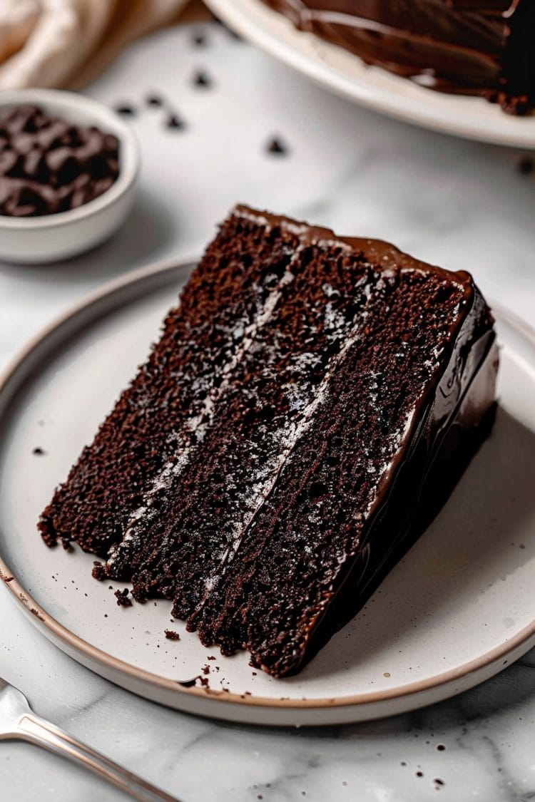 Easy Chocolate Fudge Cake - Insanely Good