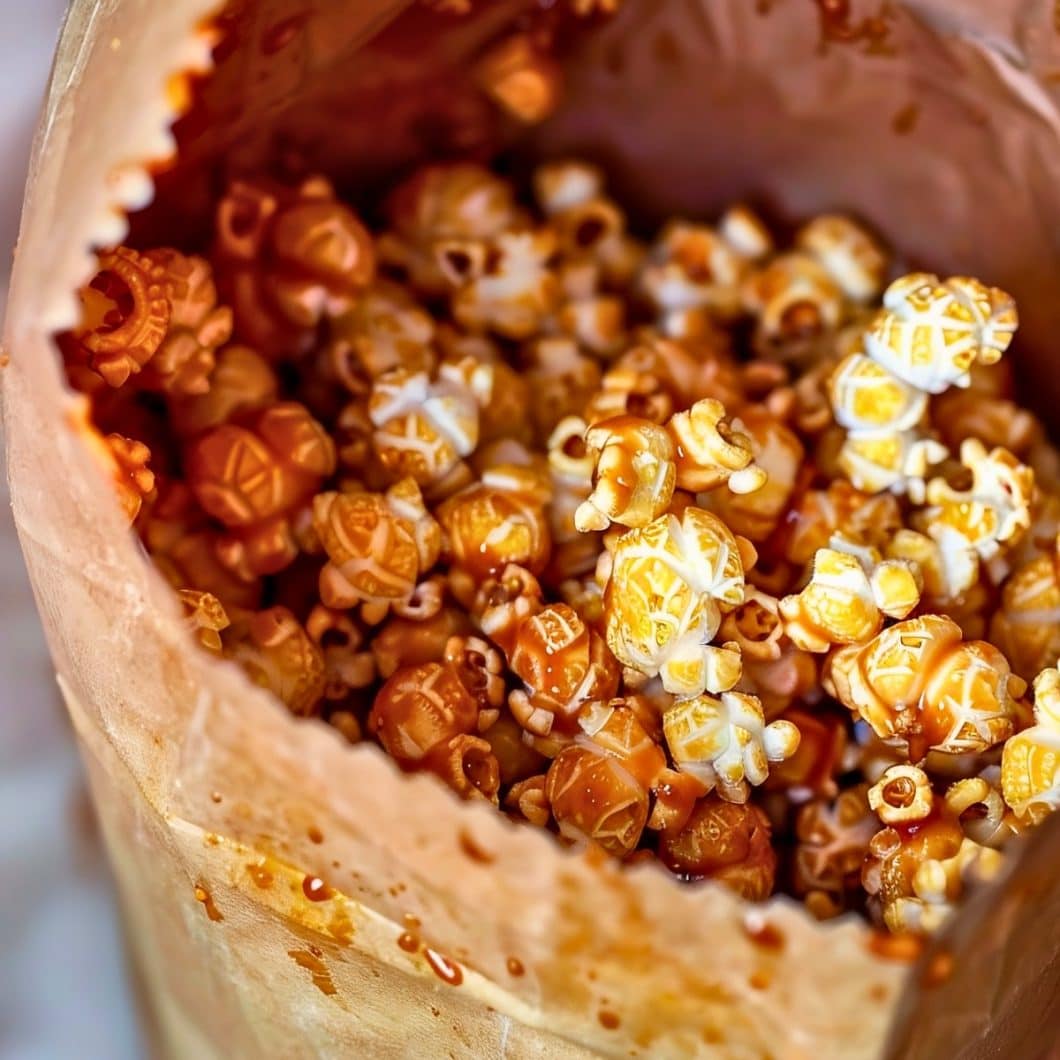 Microwave Caramel Popcorn - Insanely Good