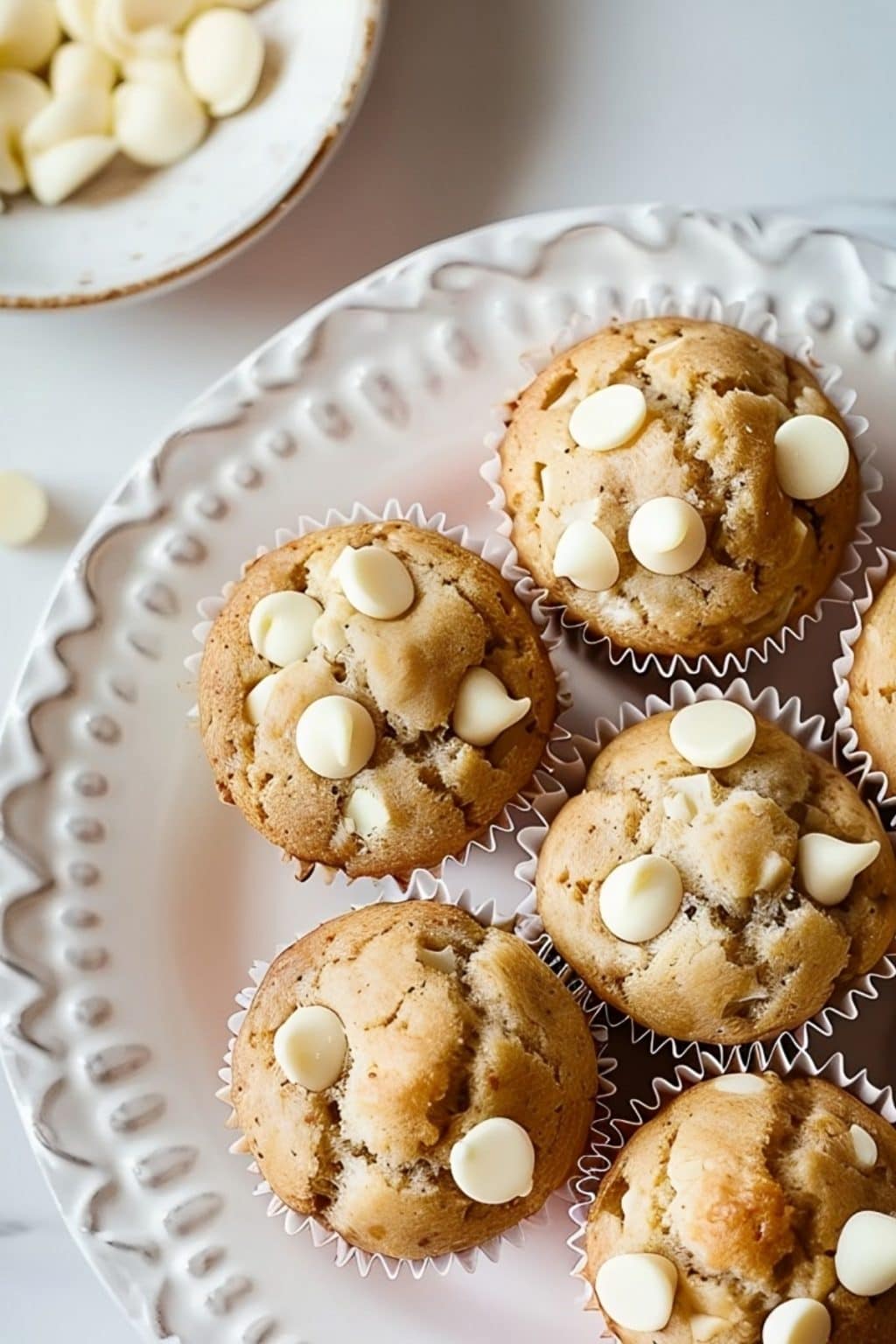 White Chocolate Chip Muffins - Insanely Good