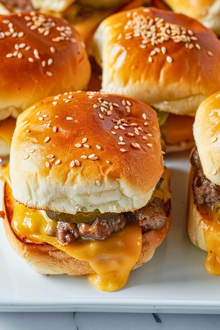 Cheeseburger Sliders - Insanely Good