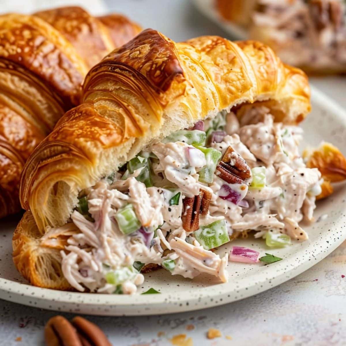 Chicken Salad Croissant Sandwich - Insanely Good