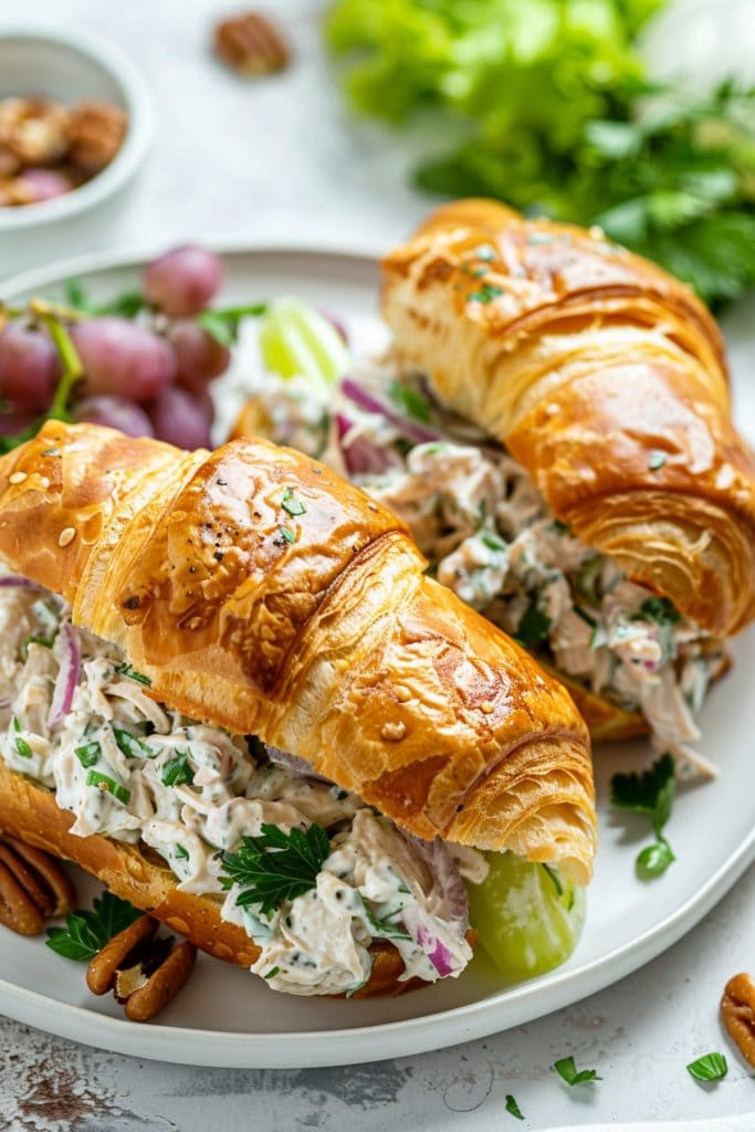 Chicken Salad Croissant Sandwich - Insanely Good