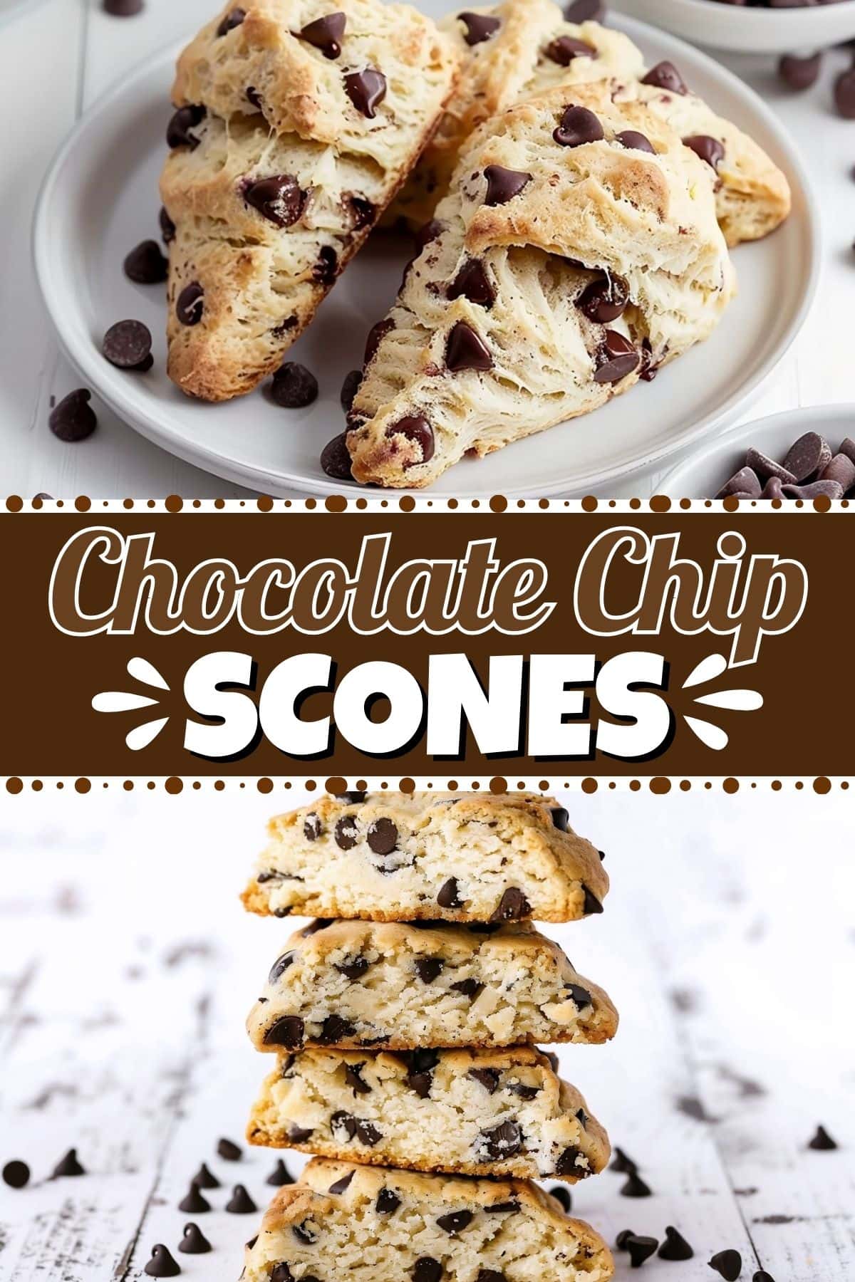 Chocolate Chip Scones - Insanely Good