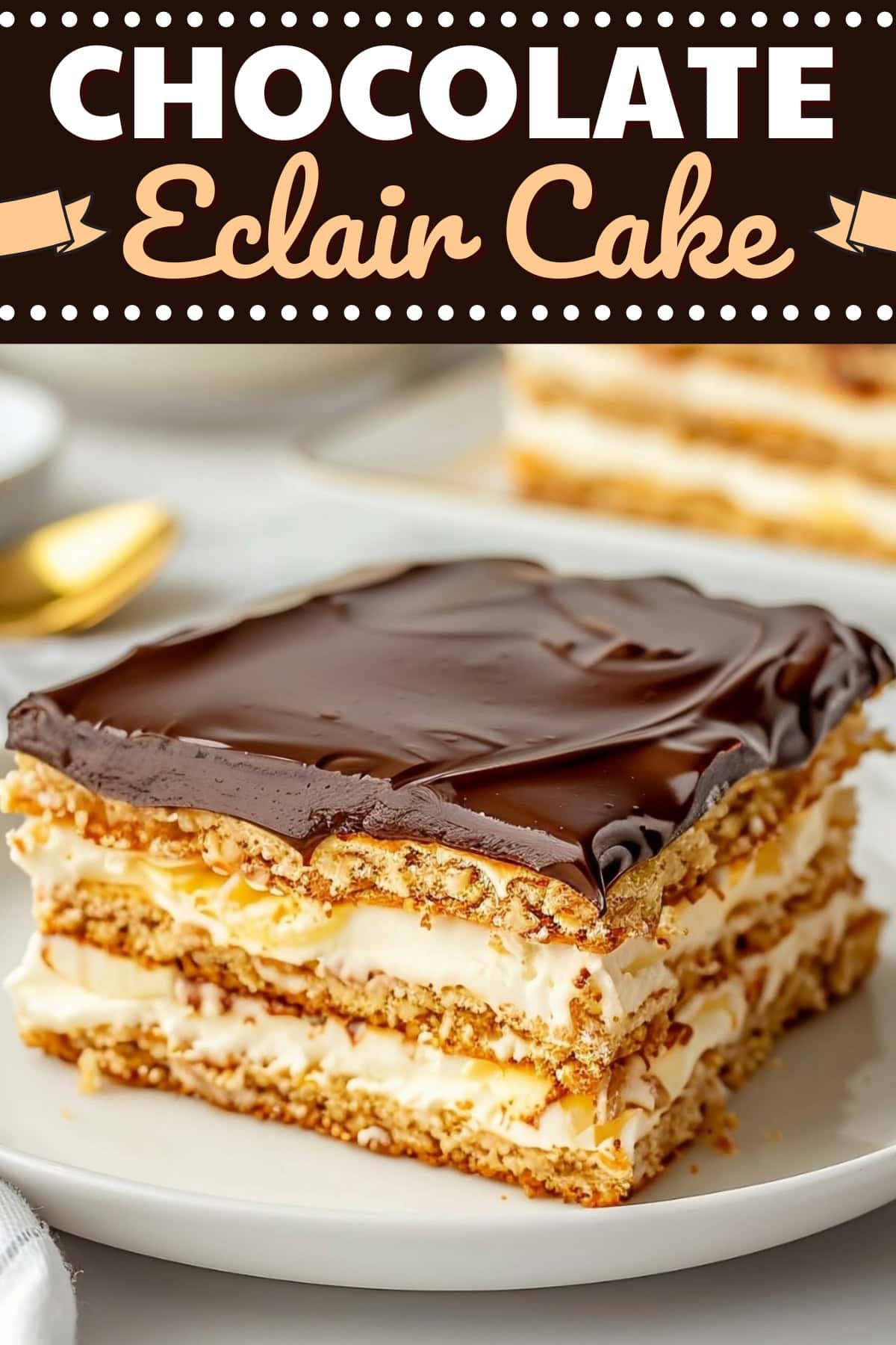 Chocolate Eclair Cake - Insanely Good