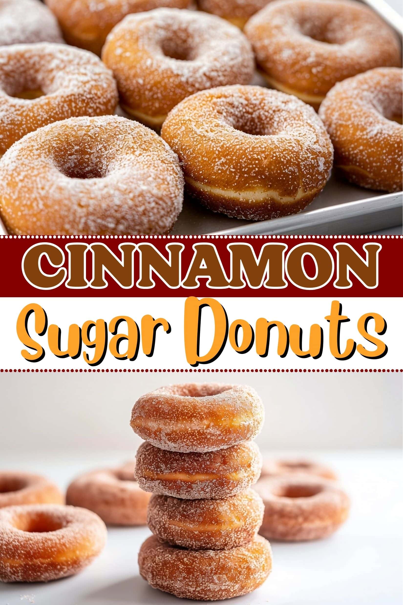 Baked Cinnamon Sugar Donuts - Insanely Good