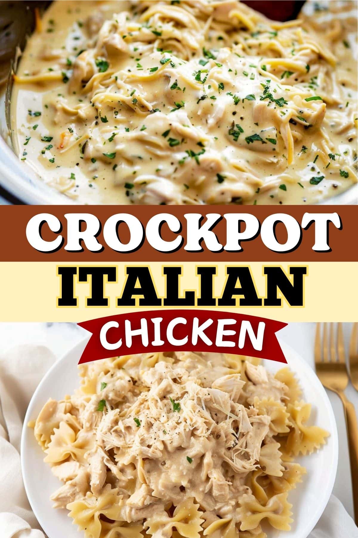 Crockpot Italian Chicken - Insanely Good