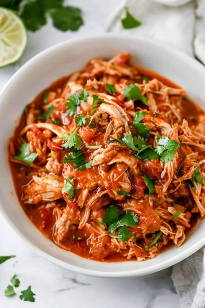Crockpot Salsa Chicken - Insanely Good