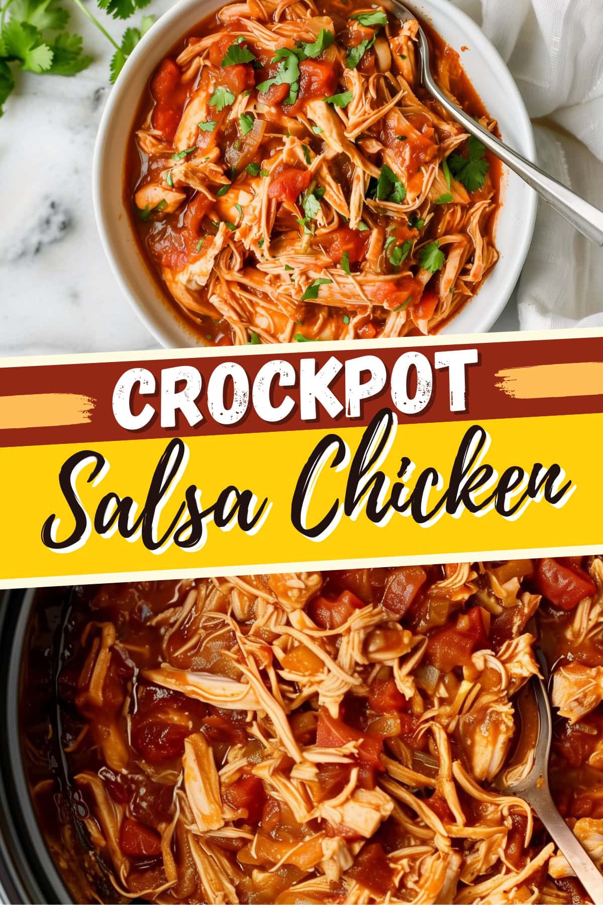 Crockpot Salsa Chicken - Insanely Good