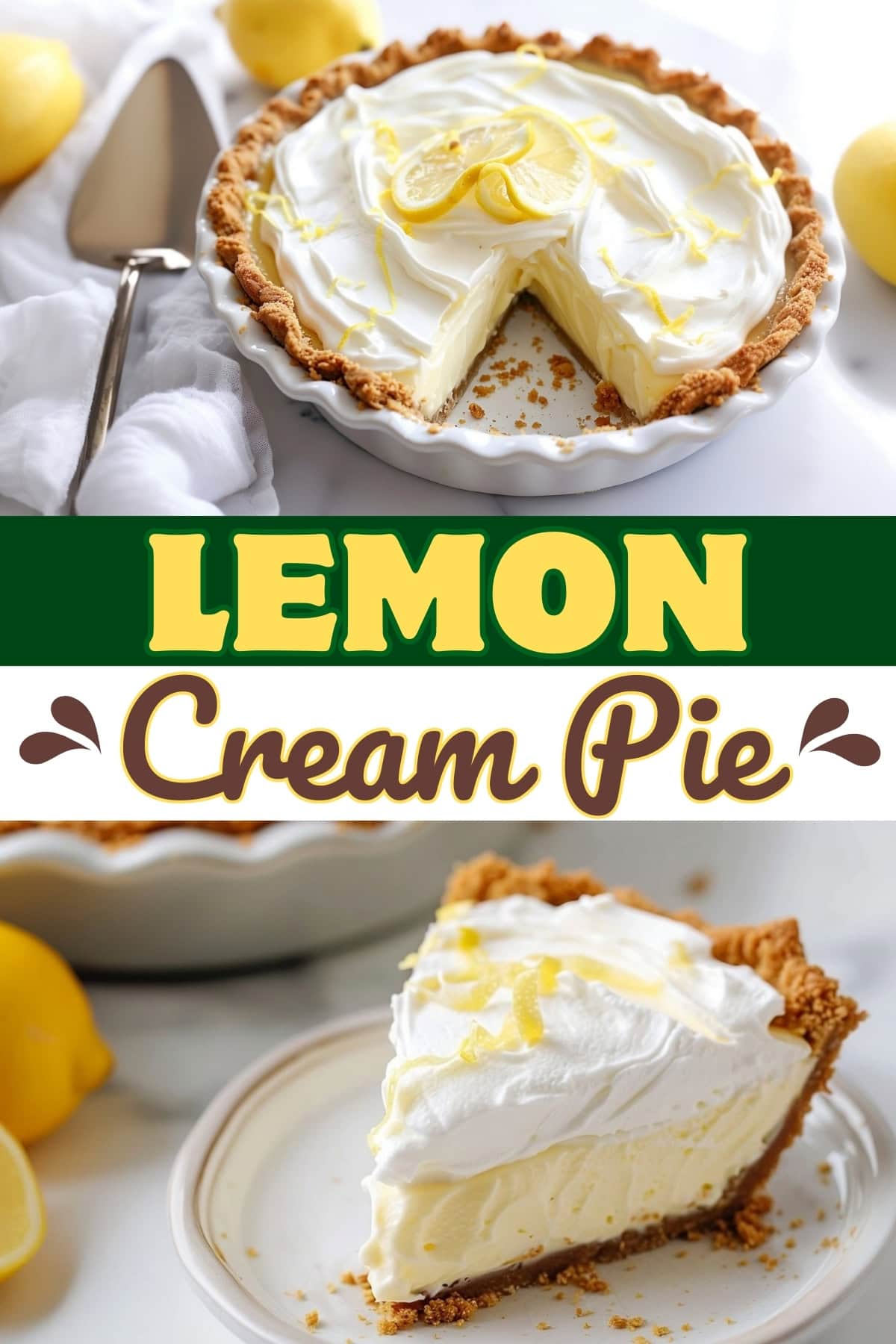 Lemon Cream Pie - Insanely Good