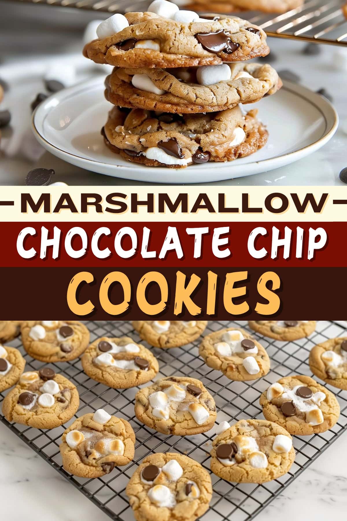 Marshmallow Chocolate Chip Cookies - Insanely Good