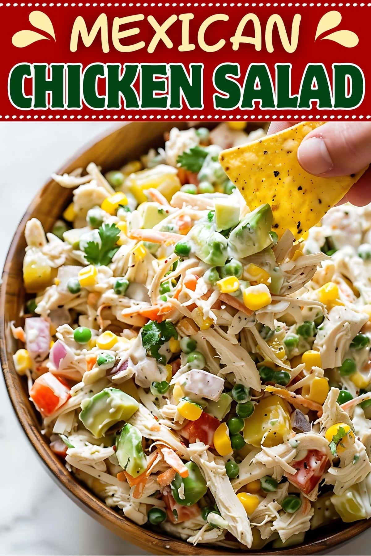Mexican Chicken Salad (Ensalada de Pollo) - Insanely Good