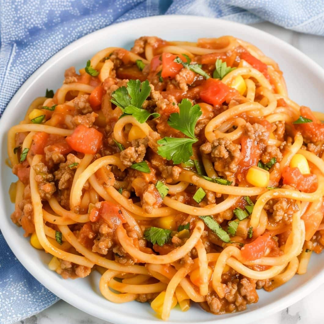 Mexican Spaghetti - Insanely Good