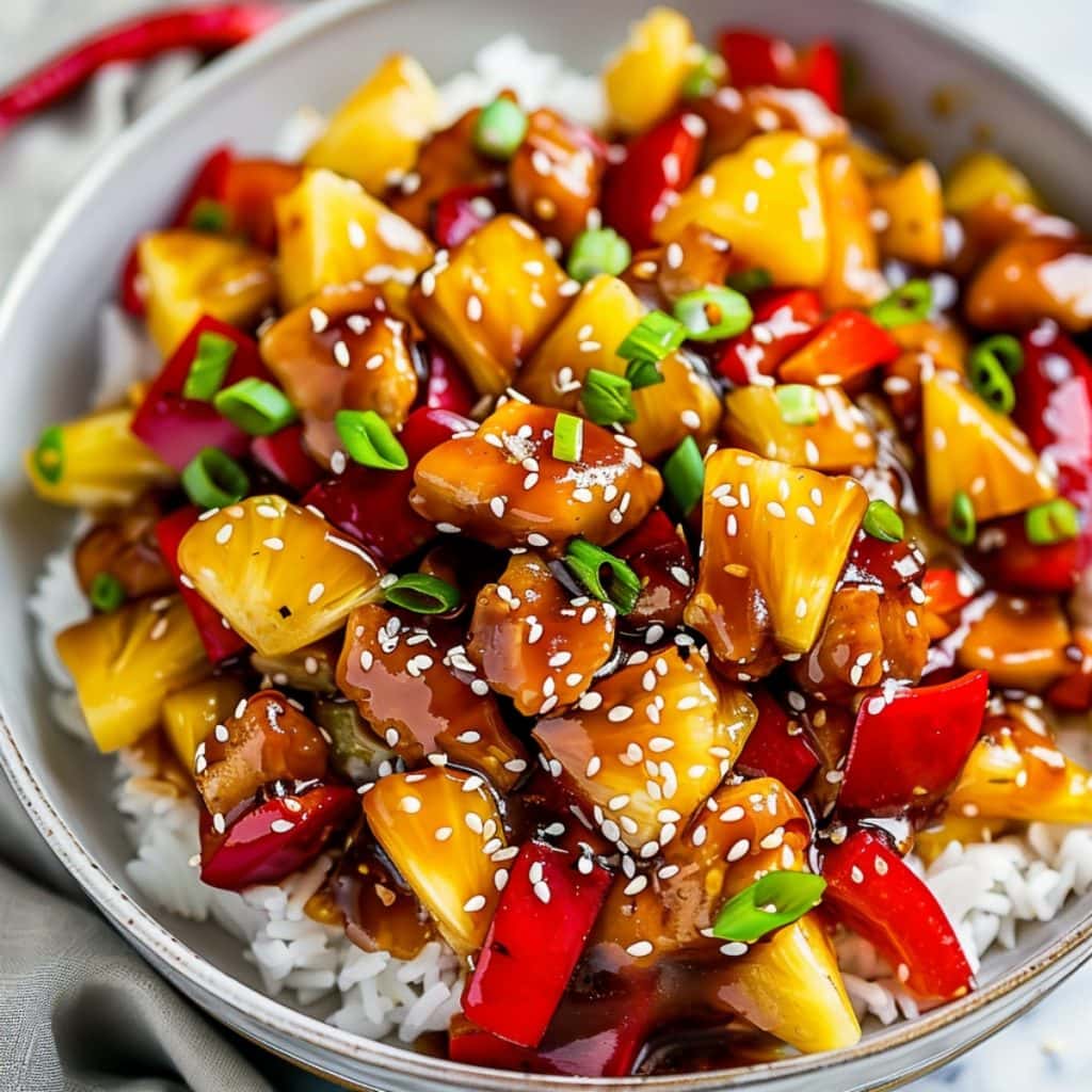 Pineapple Chicken Stir-Fry - Insanely Good