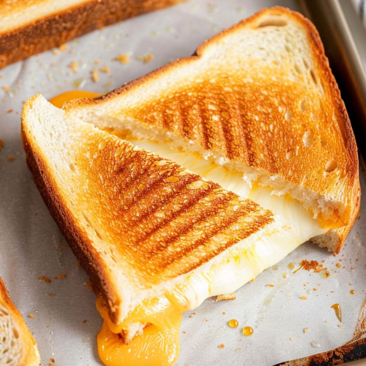 Sheet-Pan Grilled Cheese - Insanely Good