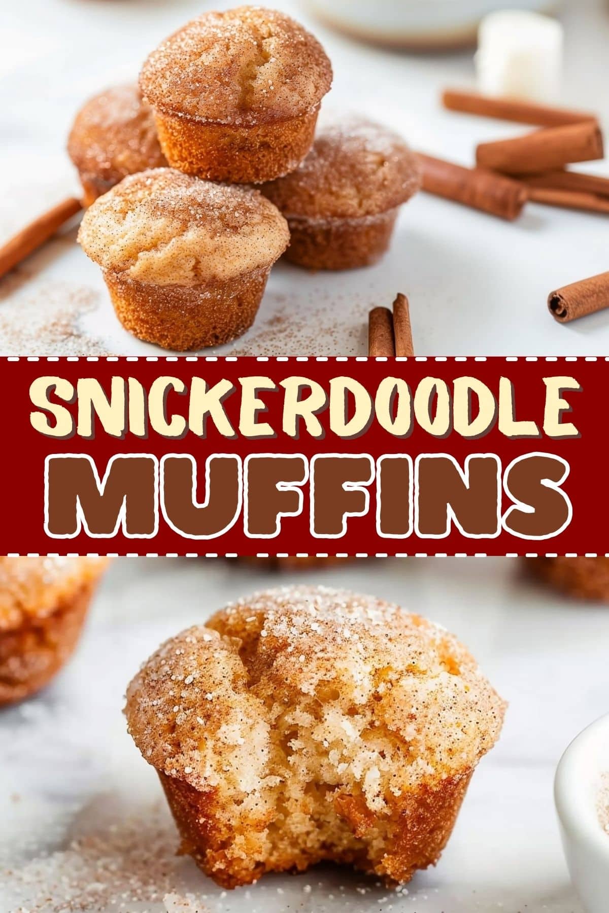 Snickerdoodle Muffins - Insanely Good
