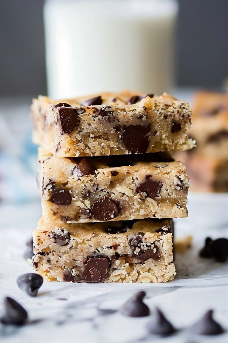 Chocolate Chip Cookie Bars - Insanely Good