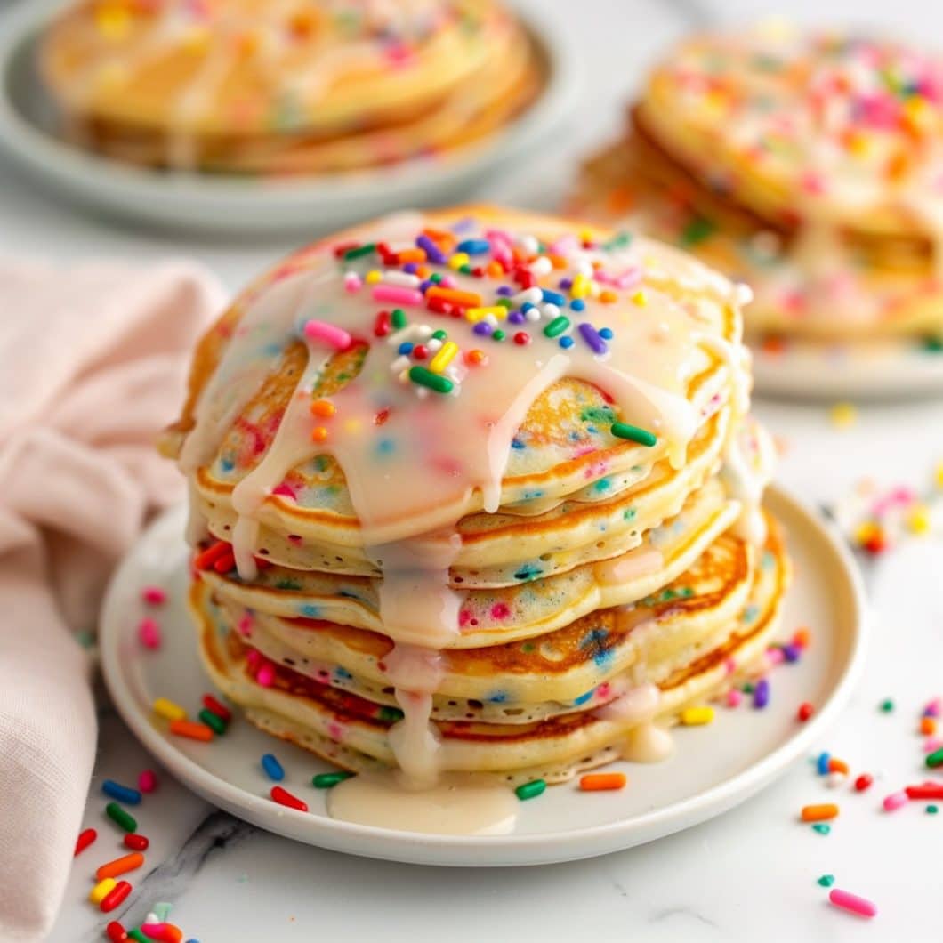 Homemade Funfetti Pancakes (Birthday Cake Pancakes) - Insanely Good
