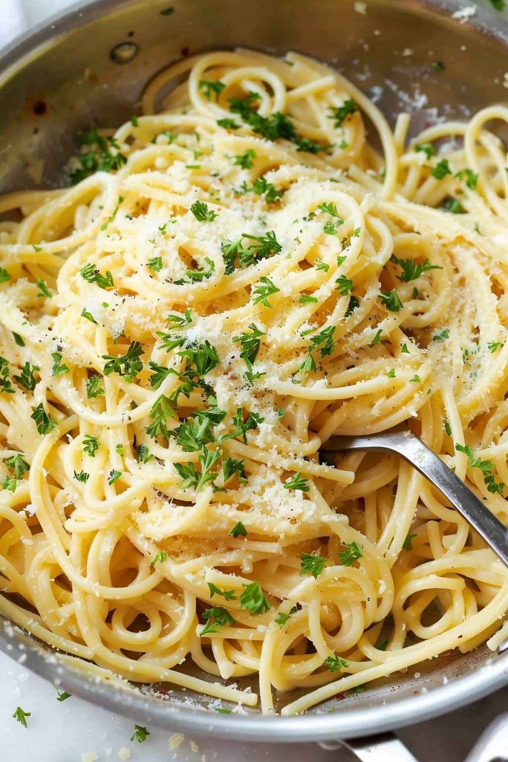 Garlic Parmesan Pasta - Insanely Good