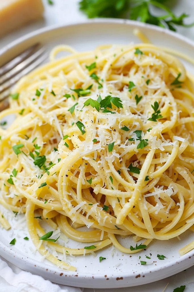 Garlic Parmesan Pasta - Insanely Good