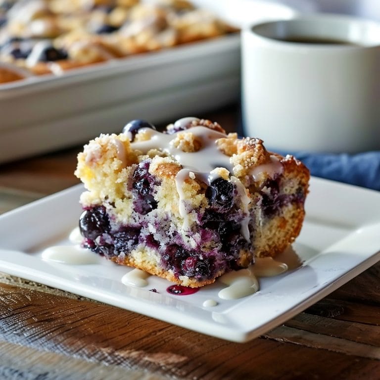 Lemon Blueberry Coffee Cake - Insanely Good